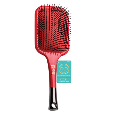Square Dry Detangling Brush | Super Slim | D&D - Rapple Products