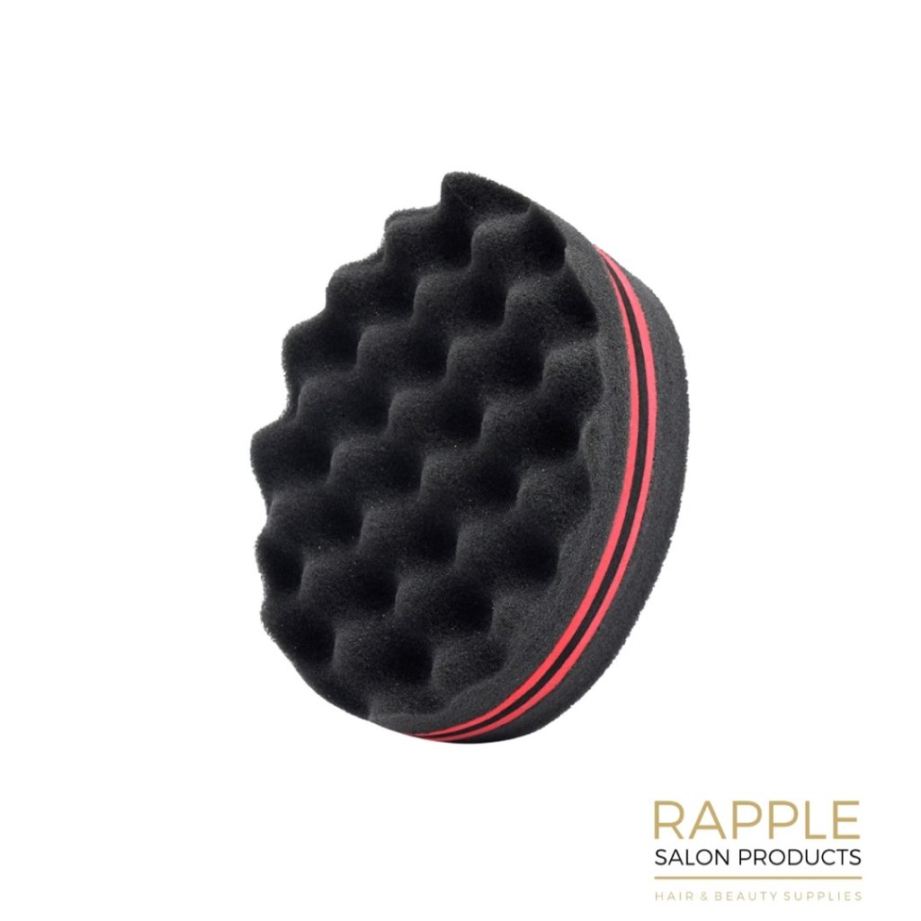 Wave Sponge | Black & Red - Rapple Products
