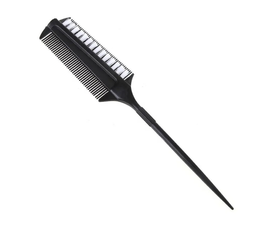 Balayage Comb with White Bristle | Black - Rapple Products
